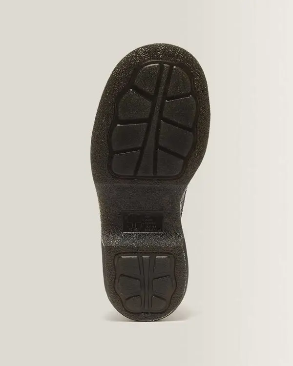Dr. Martens Buzz 5-eye Croc Embossed Leather Shoes