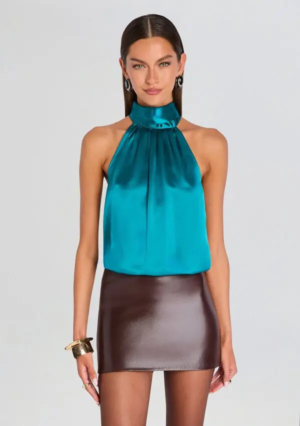 Retrofete Martina Top - Sarcelle