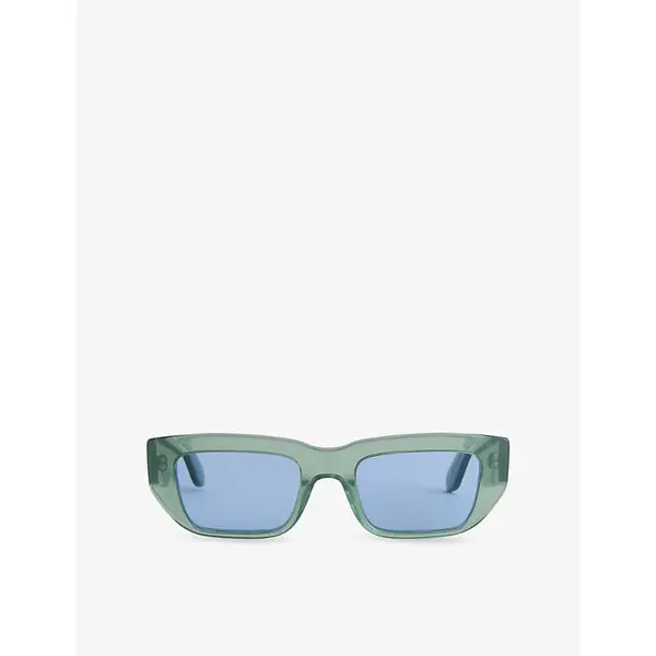 RETROSUPERFUTURE Ra Sage Rectangular-frame Acetate Sunglasses