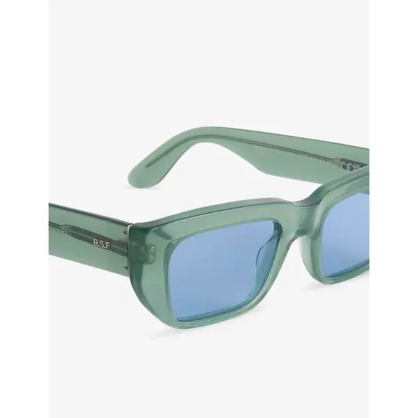RETROSUPERFUTURE Ra Sage Rectangular-frame Acetate Sunglasses