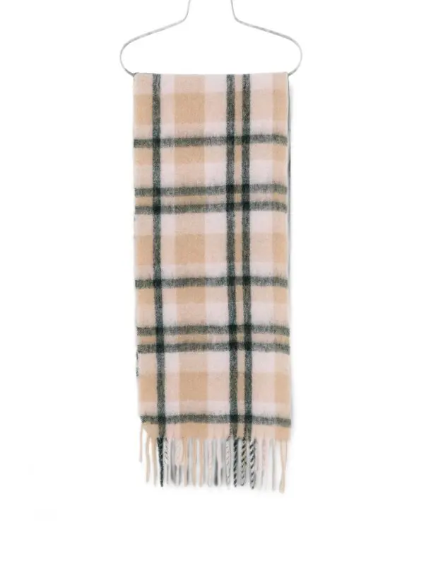 Closed Wool Scarf - Pink