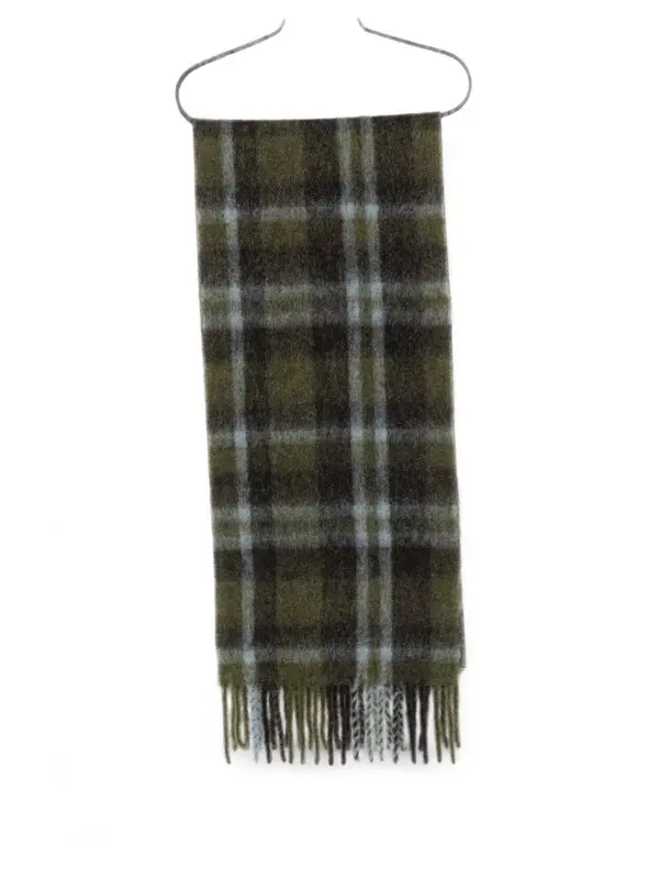 Closed Wool Scarf - Brown