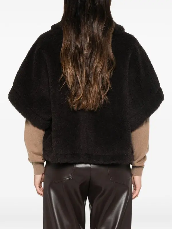 Max Mara Wool Cape - Brown