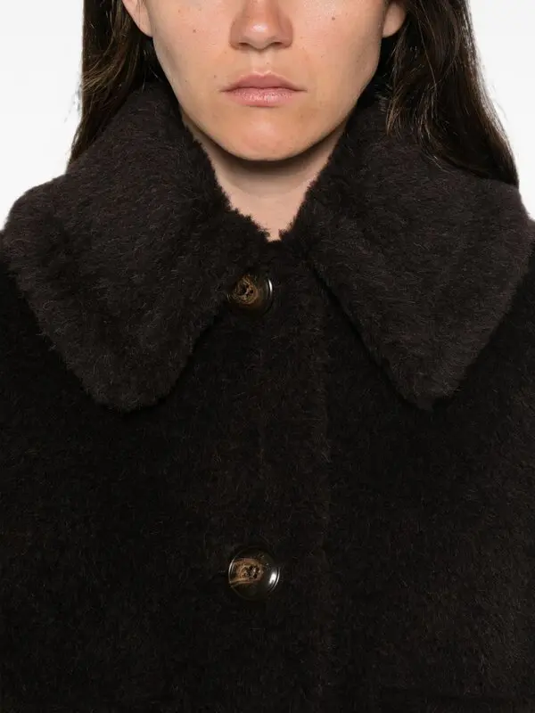 Max Mara Wool Cape - Brown