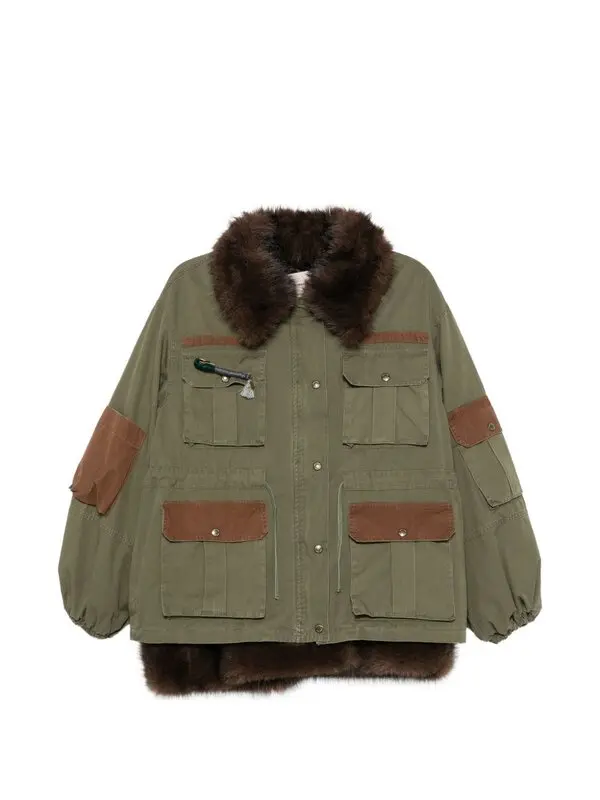 FRONT STREET 8 Faux Fur Parka Coat