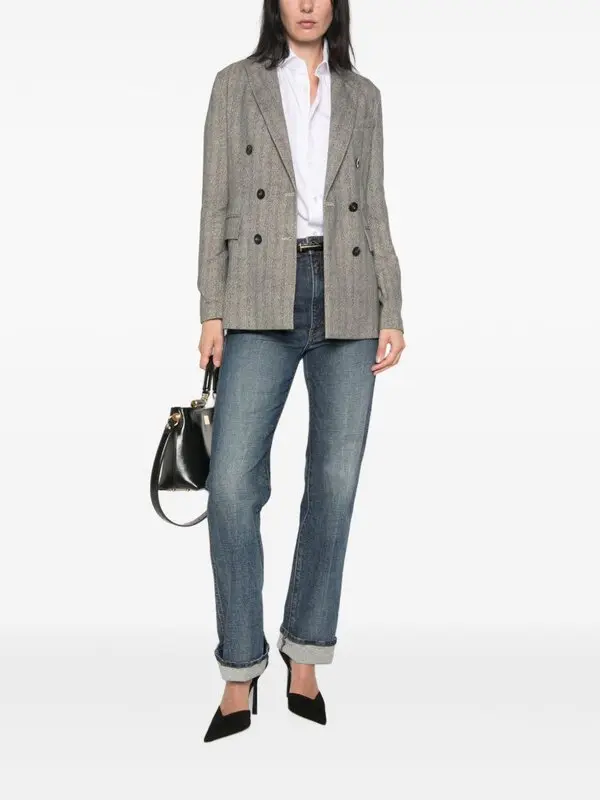 CIRCOLO 1901 Cotton Double-breasted Jacket