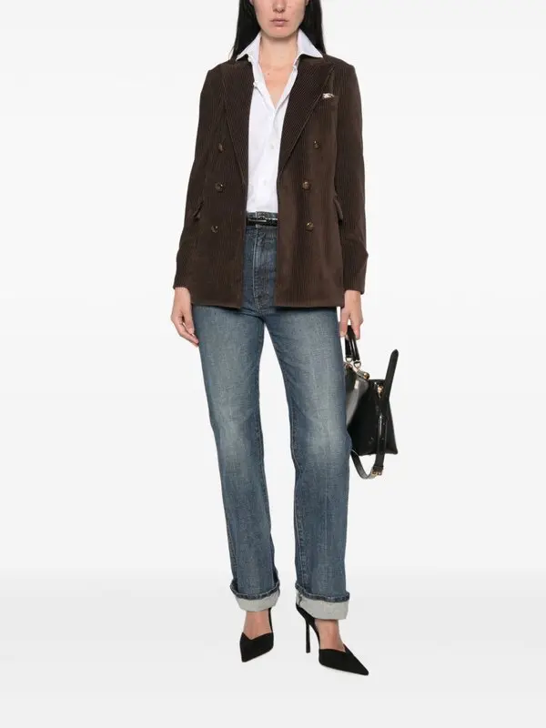 CIRCOLO 1901 Cotton Double-breasted Jacket
