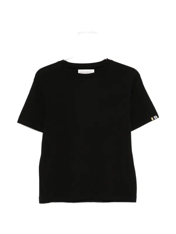 Extreme Cashmere Cotton And Cashmere Blend Top - Black