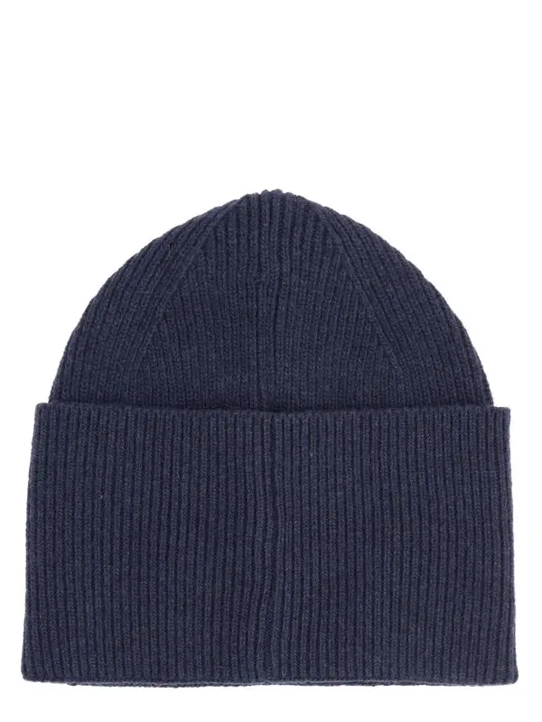 Hugo Ribbed Beanie - Blue