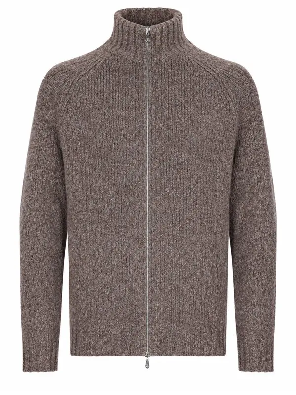 Brunello Cucinelli Cardigan In Cashmere Con Zip