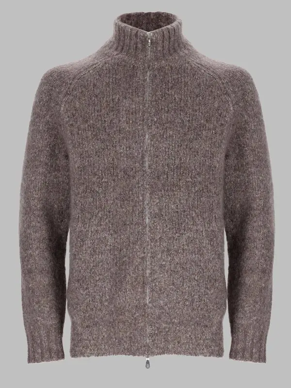 Brunello Cucinelli Cardigan In Cashmere Con Zip