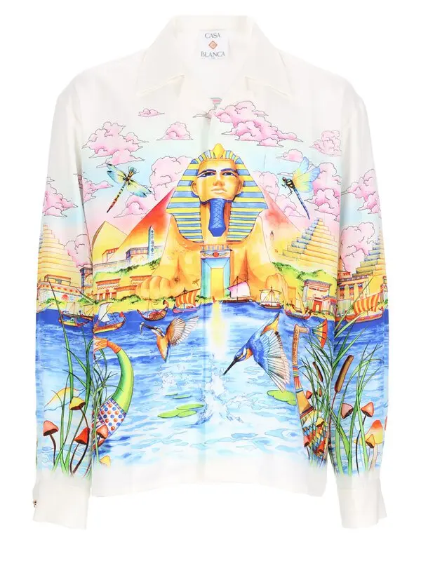 Casablanca Camicia "egypt As It Was - Multicolour