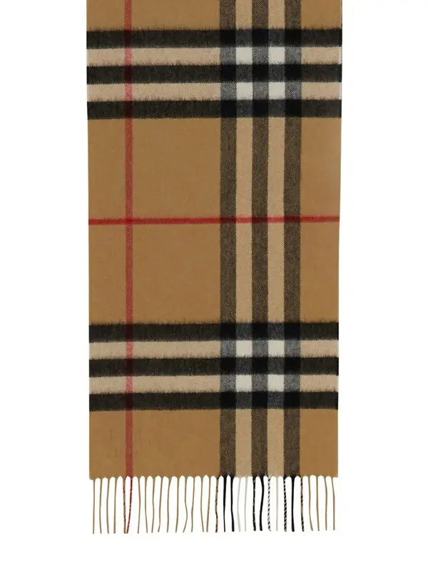 Burberry Sciarpa In Cashmere Check