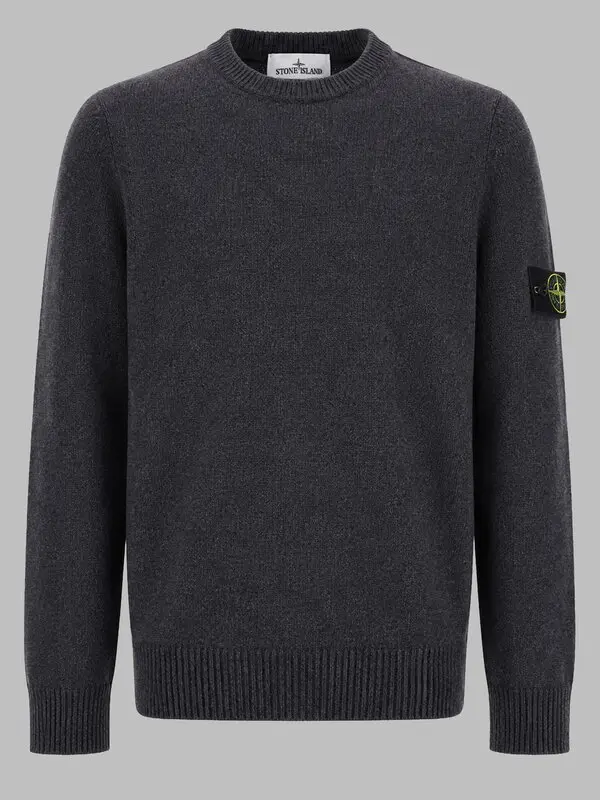Stone Island Maglia Con Patch Logo