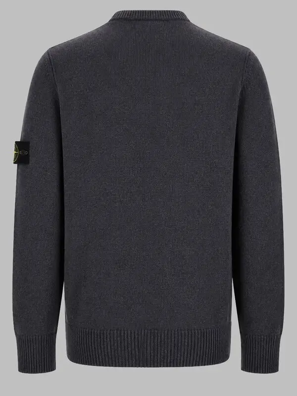 Stone Island Maglia Con Patch Logo