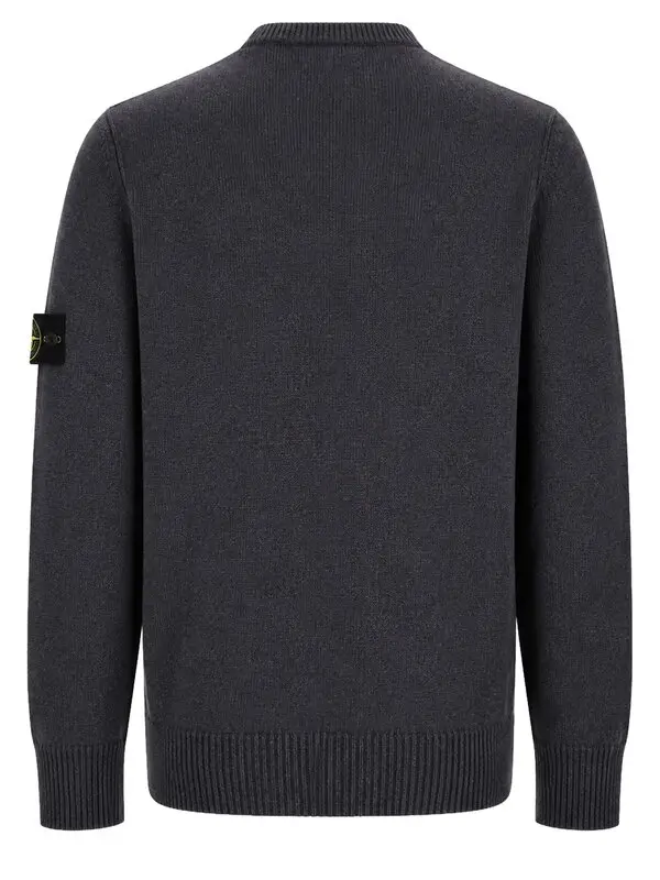 Stone Island Maglia Con Patch Logo