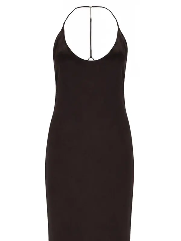 TOM FORD Abito Lungo In Satin Di Seta