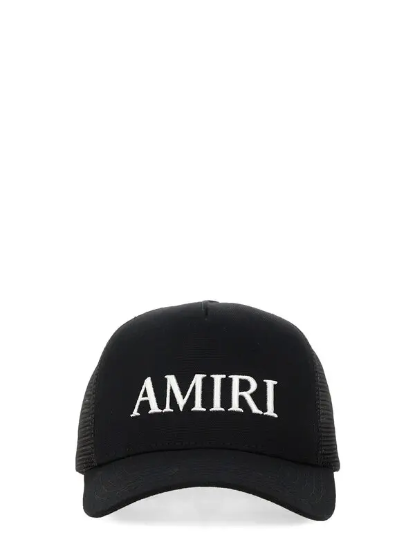 Amiri Cappello Da Baseball Con Logo - Black