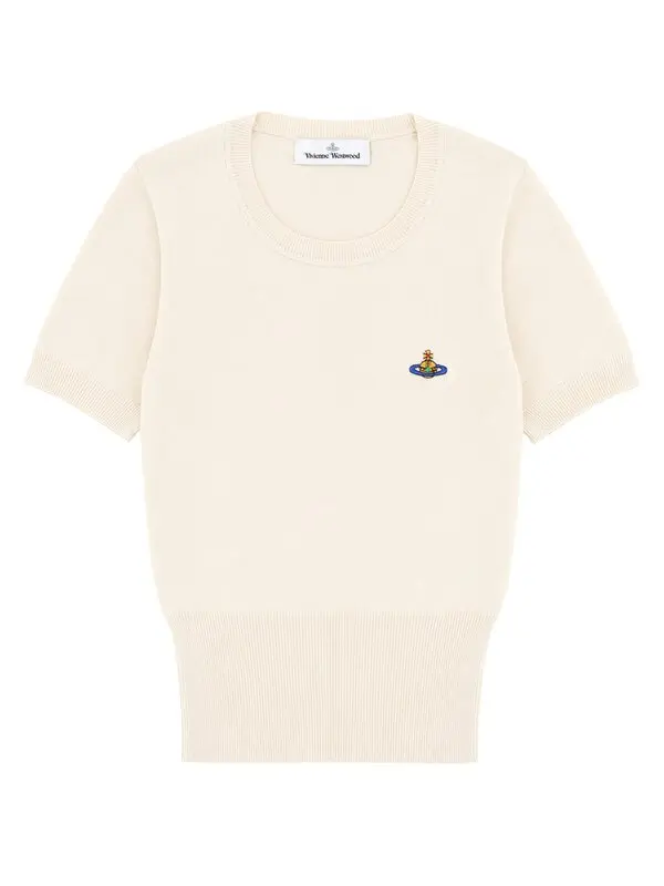 VIVIENNE WESTWOOD Top In Maglia "bea" Con Logo