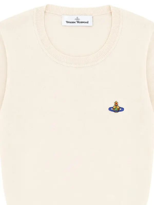 VIVIENNE WESTWOOD Top In Maglia "bea" Con Logo