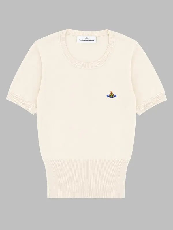 VIVIENNE WESTWOOD Top In Maglia "bea" Con Logo