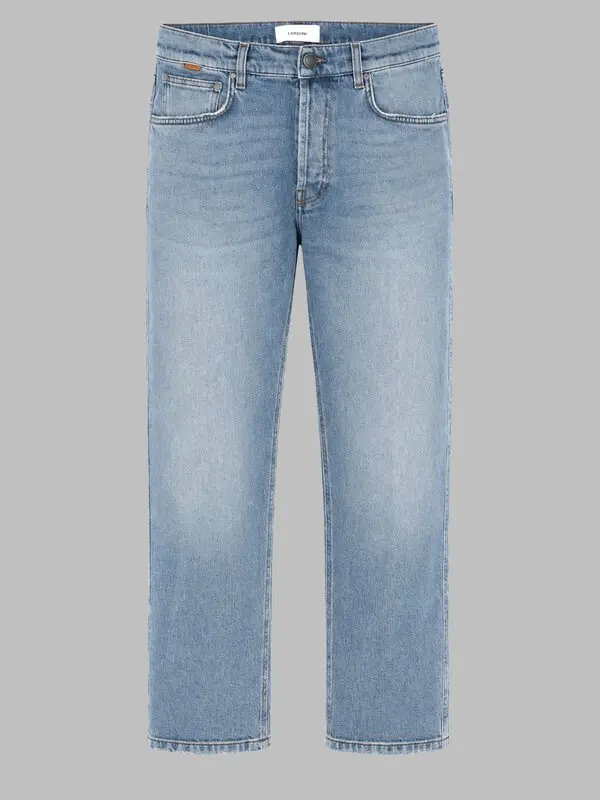 LARDINI Cotton Denim Trousers