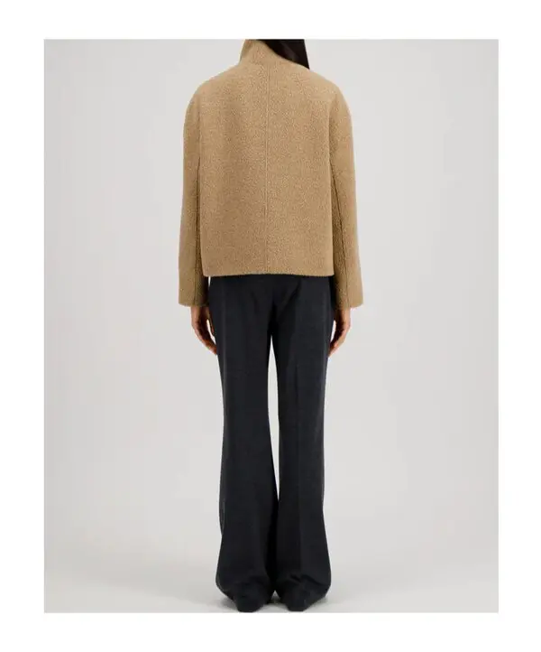 Harris Wharf London Buttoned Fleece Jacket