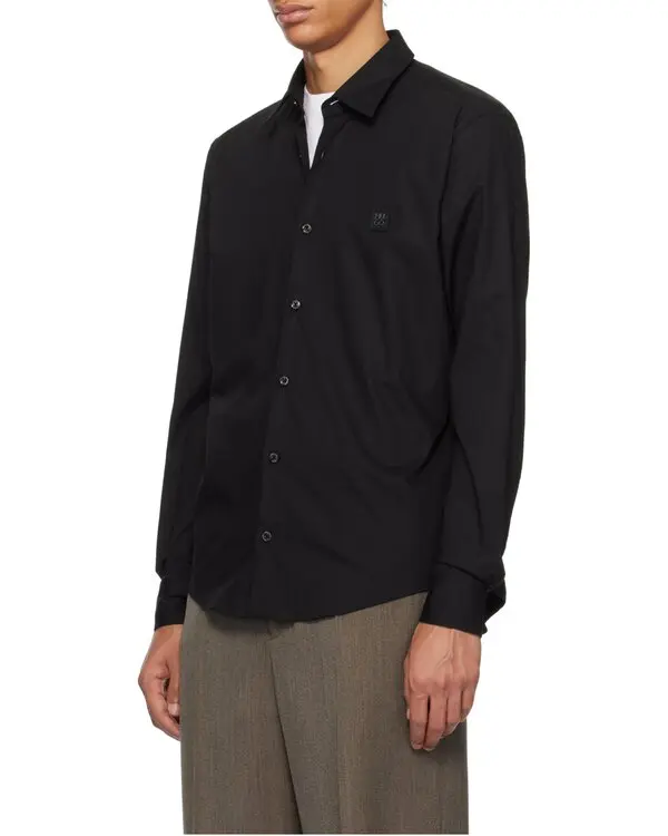 Hugo Boss Logo Patch Slim Fit Shirt