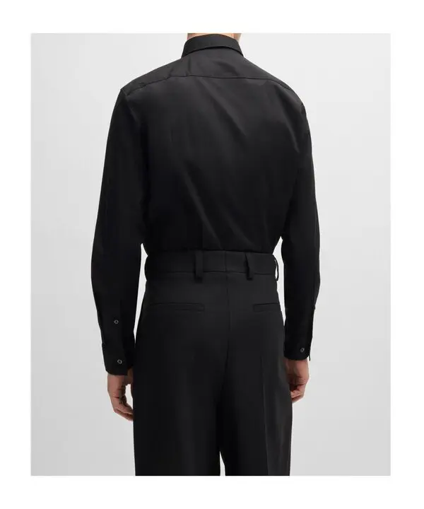 Hugo Boss Logo Patch Slim Fit Shirt