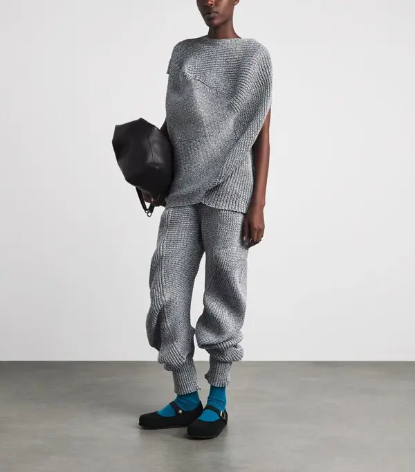 Issey Miyake Found Stone Knitted Top
