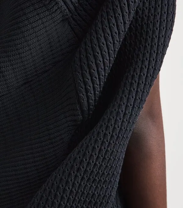 Issey Miyake Found Stone Knitted Top