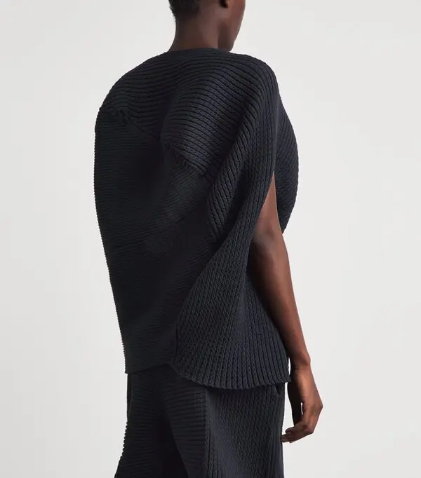 Issey Miyake Found Stone Knitted Top