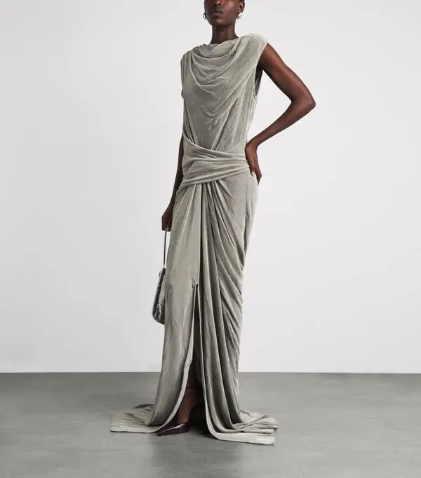 Rick Owens Strutter Maxi Dress - Brown