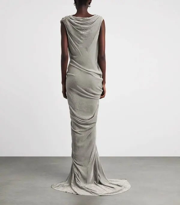 Rick Owens Strutter Maxi Dress - Brown