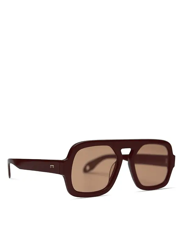ELISA JOHNSON Jane Aviator Sunglasses, 54mm