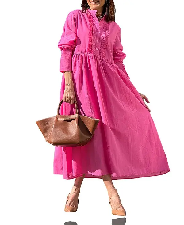 MARIELLE STOKKELAAR Delphine Button Front Dress