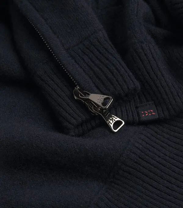 Derek Rose Cashmere Hoodie - Navy