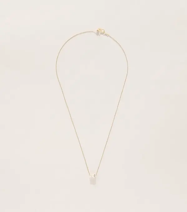 PERSEE Gold And Pear Diamond Necklace