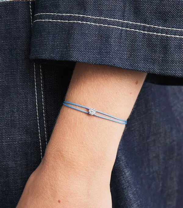 PERSEE Gold And Diamond Danaé Cord Bracelet