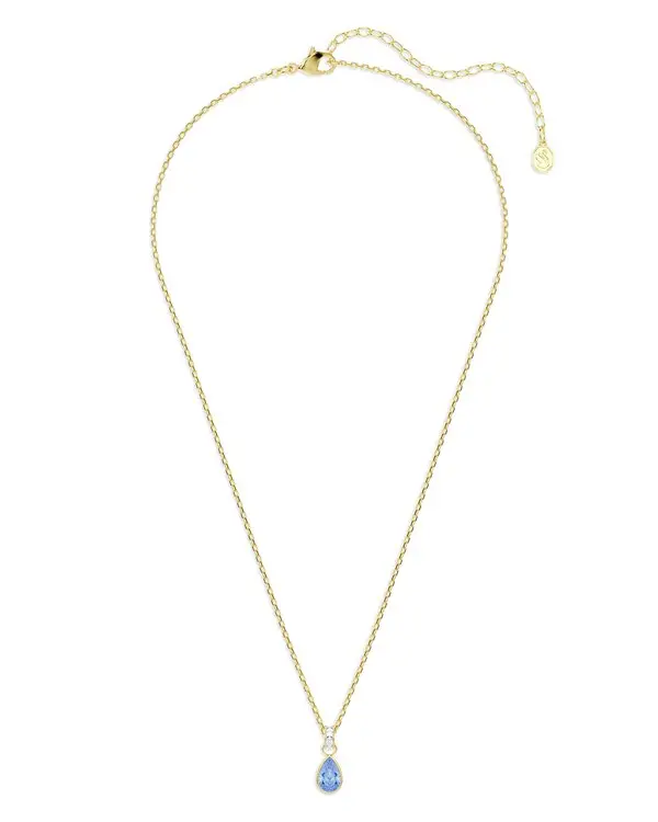 SWAROVSKI Chroma Crystal Pear Shape Pendant Necklace
