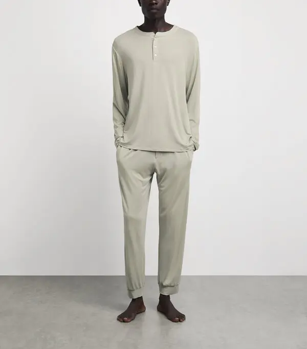Eberjey Modal Henry Long Pyjama Set
