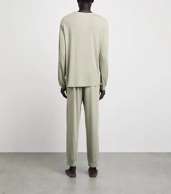Eberjey Modal Henry Long Pyjama Set