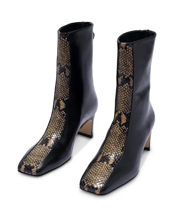 AeydĒ Billie Stripe Leather Boots