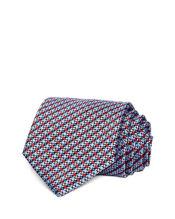 David Donahue Neat Silk Classic Tie