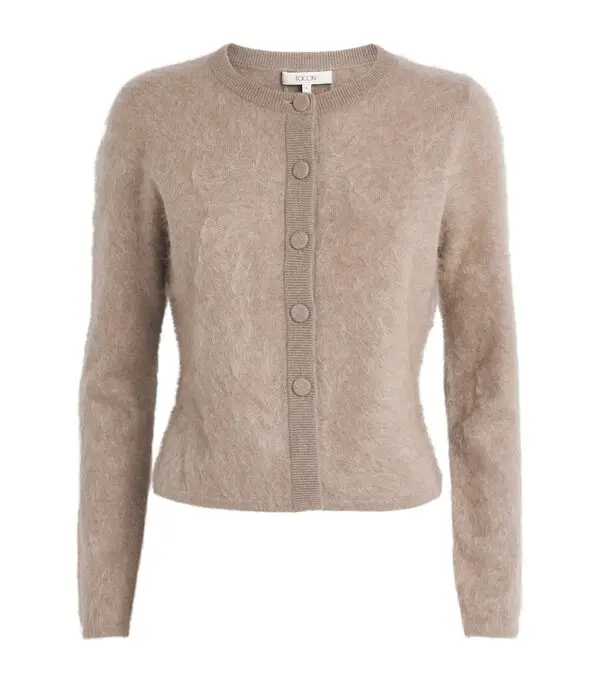 TOCCIN Cashmere Mariah Cardigan - Beige