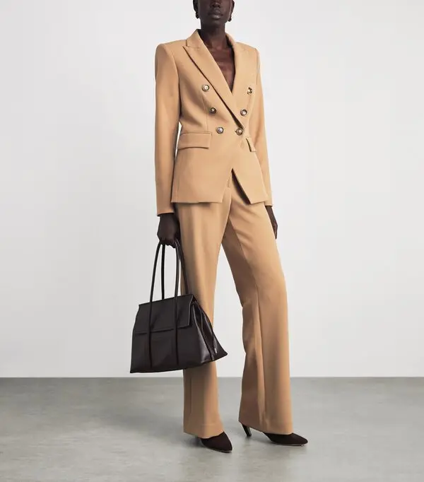 Veronica Beard Tonelli Wide-leg Trousers