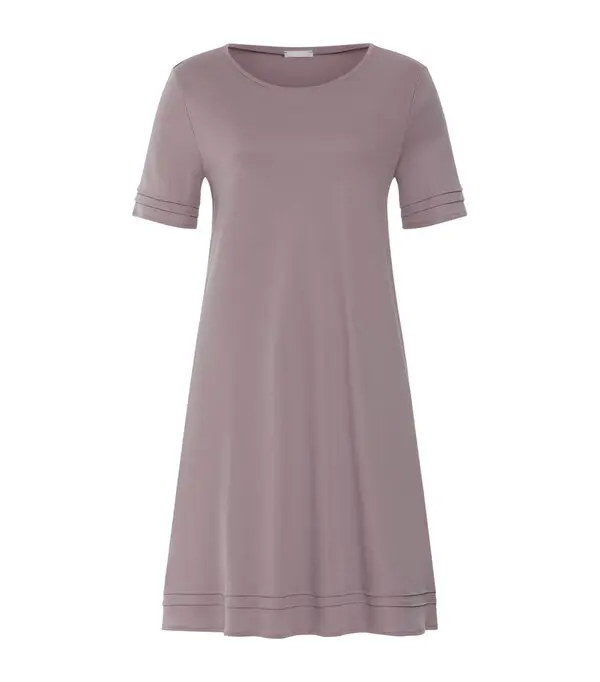 Hanro Cotton Pilar Nightdress - Purple