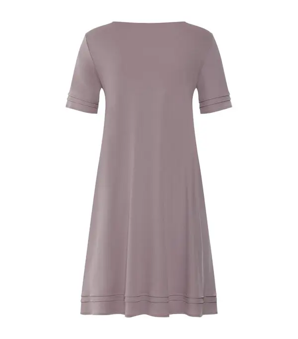 Hanro Cotton Pilar Nightdress - Purple
