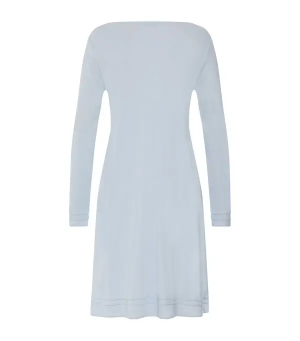 Hanro Cotton Long-sleeve Nightdress