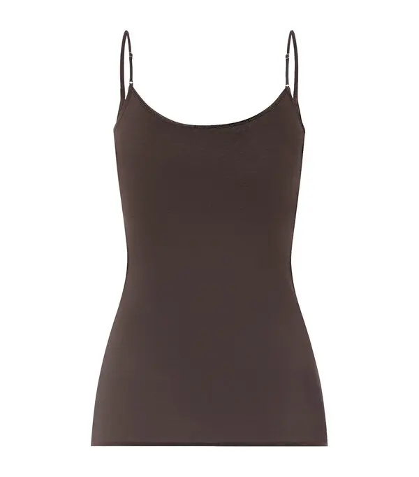 Hanro Cotton Seamless Camisole - Brown
